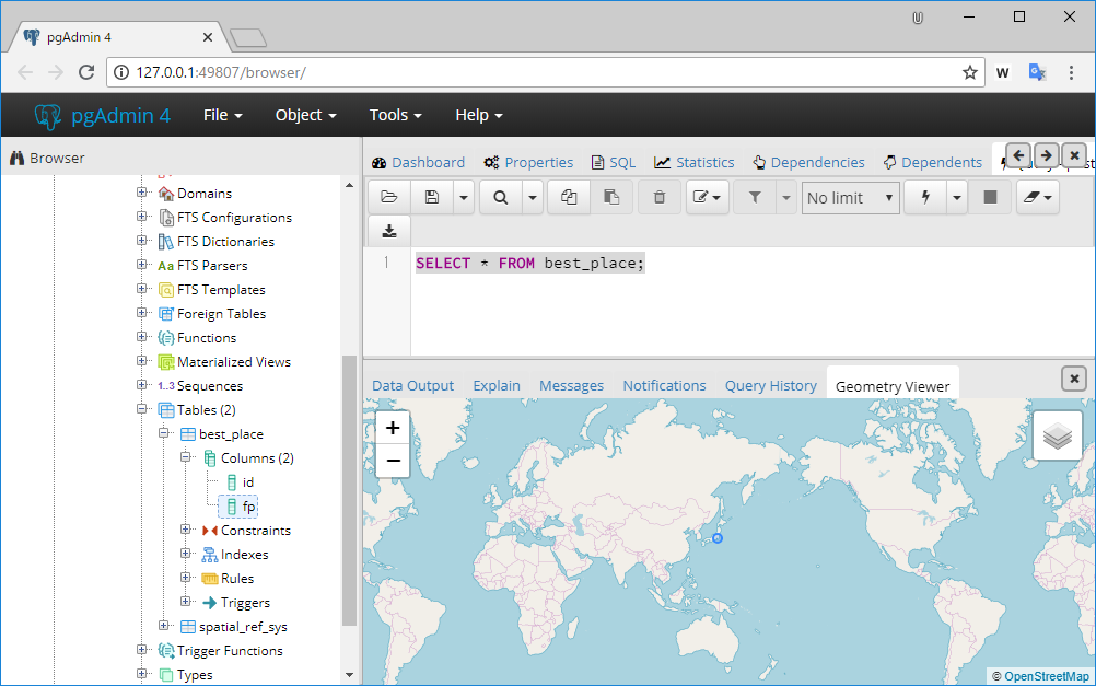 pgAdmin4 v3.3＋PostGISがすごい！ #PostgreSQL - Qiita
