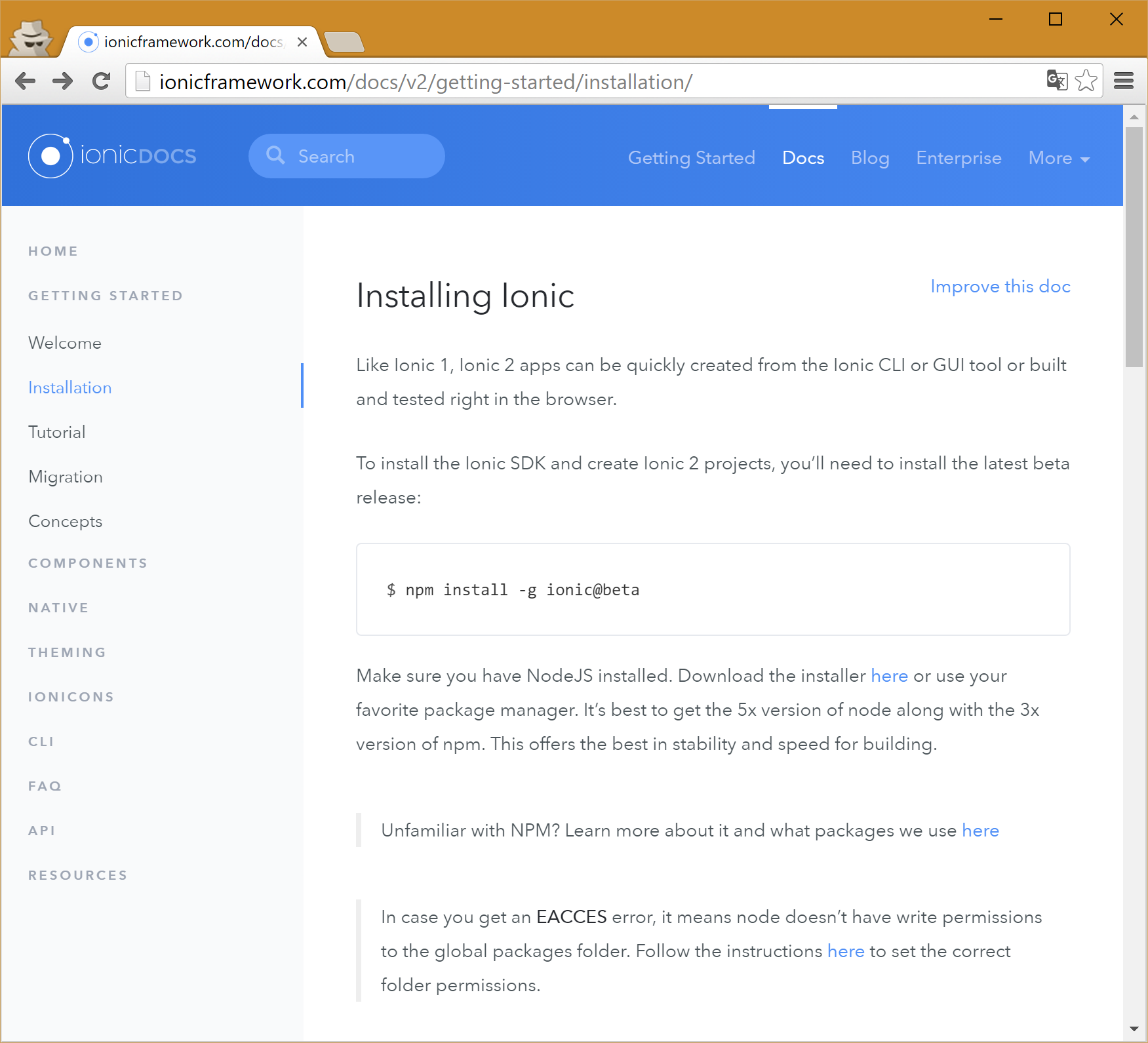 「ionic2」まとめ連載（其の3・「ionic2」をインストールする） #iOS - Qiita