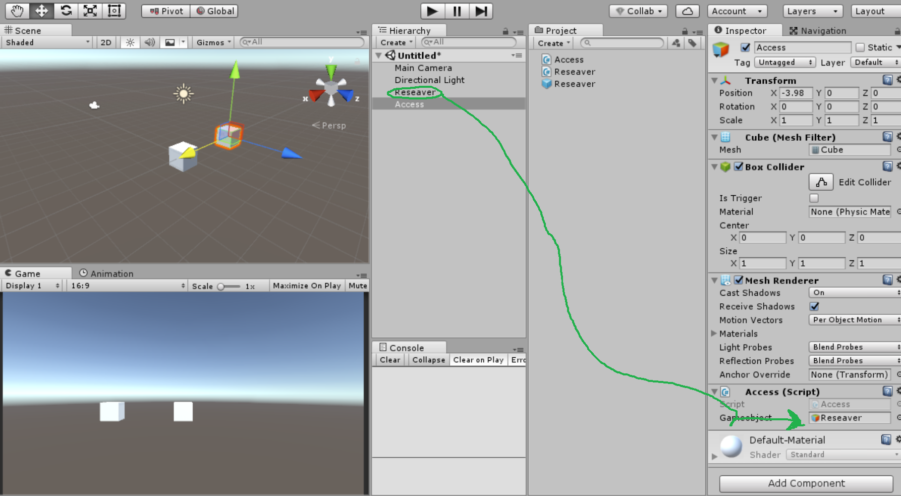 Unity - 他のスクリプトを触る #関数 - Qiita