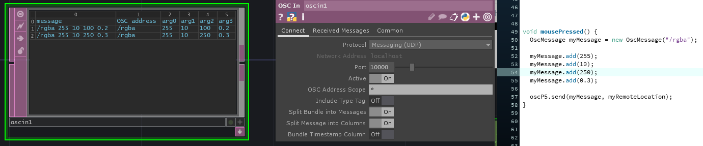 [TouchDesigner] OSC通信を使う。CHOPとDAT #VisualProgramming - Qiita