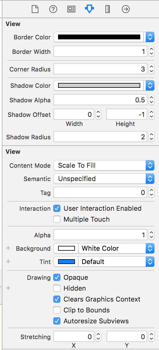 StoryboardからUIViewの枠線、角丸、影を設定する #Swift - Qiita