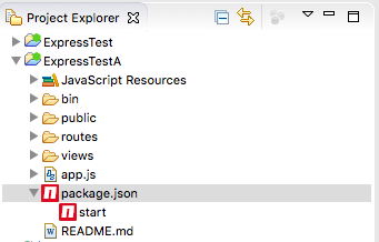 Eclipse + nodeclipseプラグイン環境でExpressプロジェクトを作成するときの注意点 #Node.js - Qiita