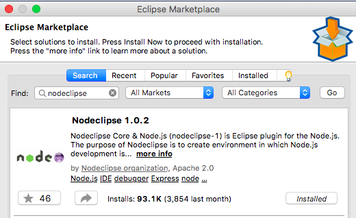 Eclipse + nodeclipseプラグイン環境でExpressプロジェクトを作成するときの注意点 #Node.js - Qiita