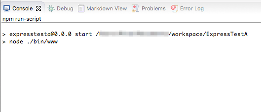 Eclipse + nodeclipseプラグイン環境でExpressプロジェクトを作成するときの注意点 #Node.js - Qiita