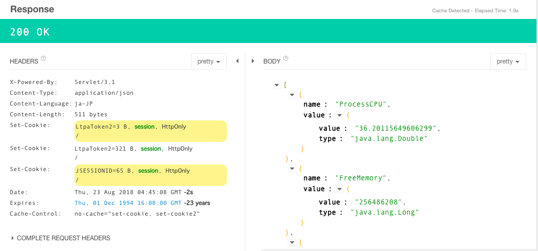 Open Libertyの性能値をREST APIで取得する #monitoring - Qiita