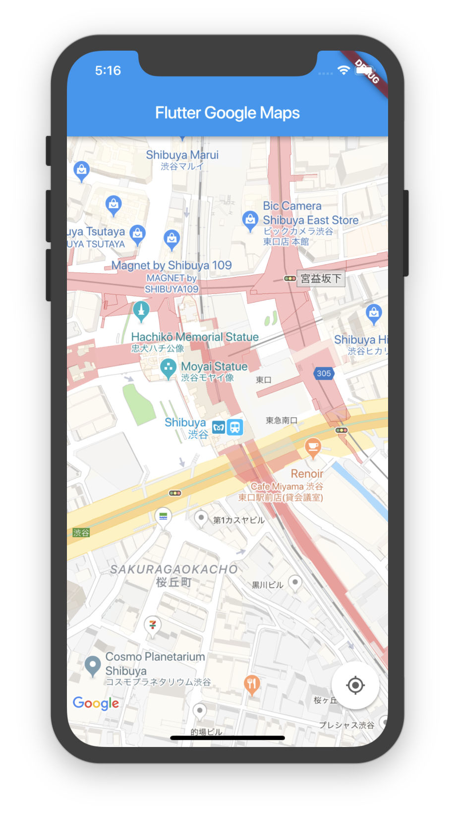Google公式Flutter用Google Mapsプラグインを一通り使ってみた #iOS - Qiita
