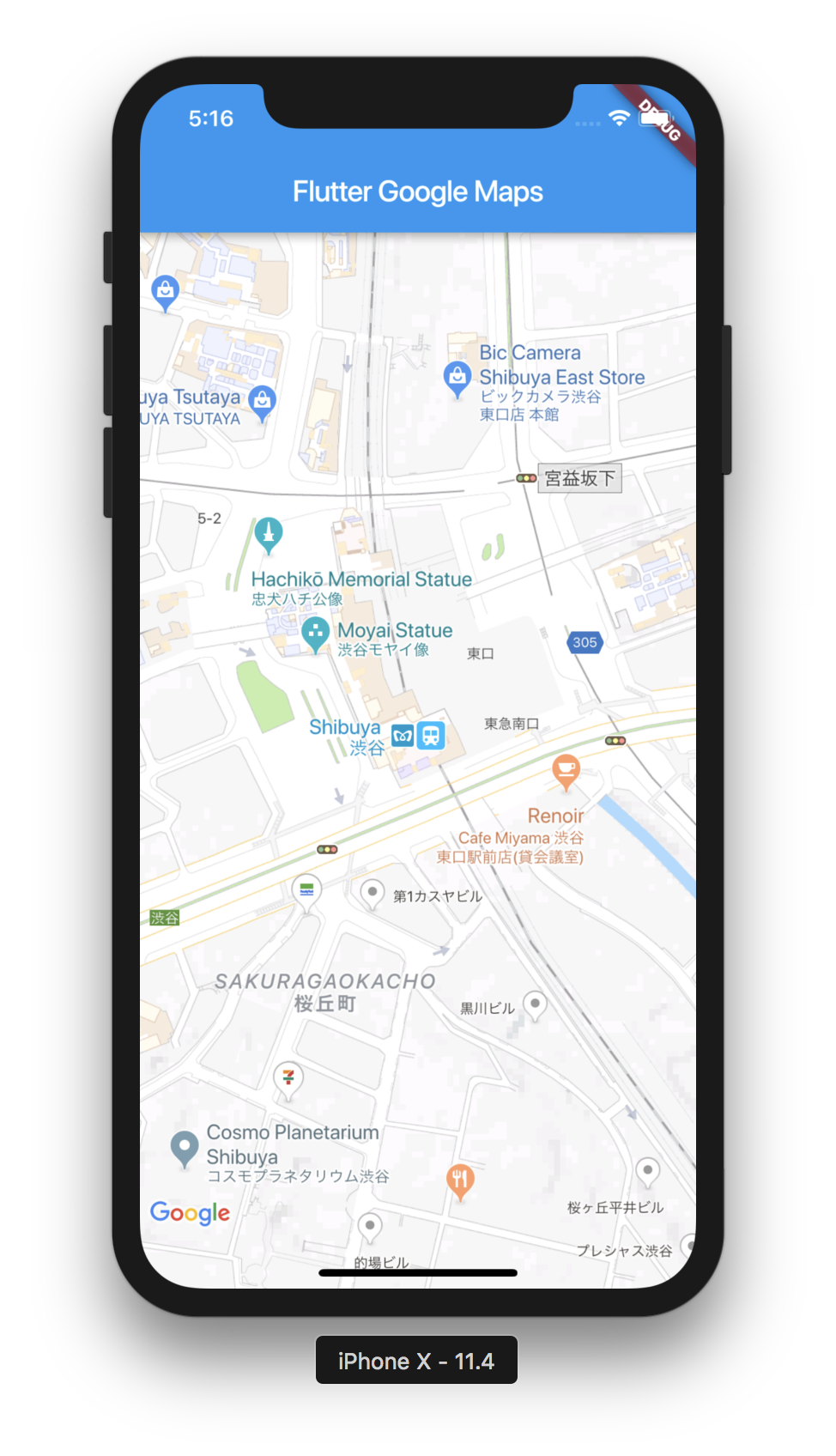 Google公式Flutter用Google Mapsプラグインを一通り使ってみた #iOS - Qiita