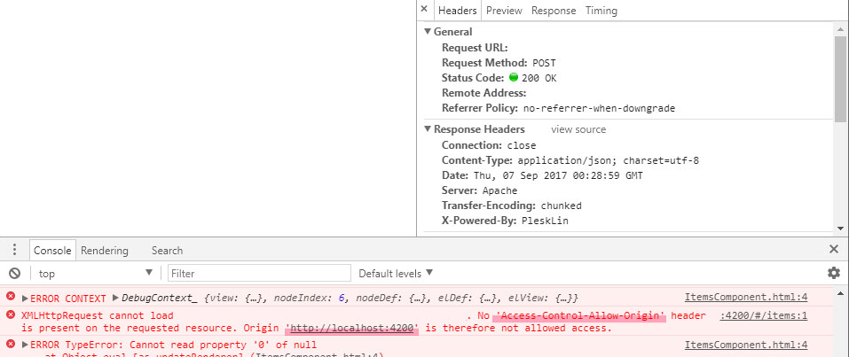 Angular2angular4のでpostリクエストのcors問題を解決する Php Qiita