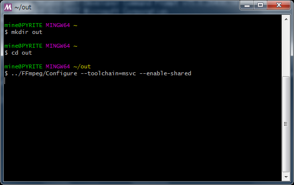 FFmpegをVisual Studioで使用するためにBuildする（64bit編） #C - Qiita
