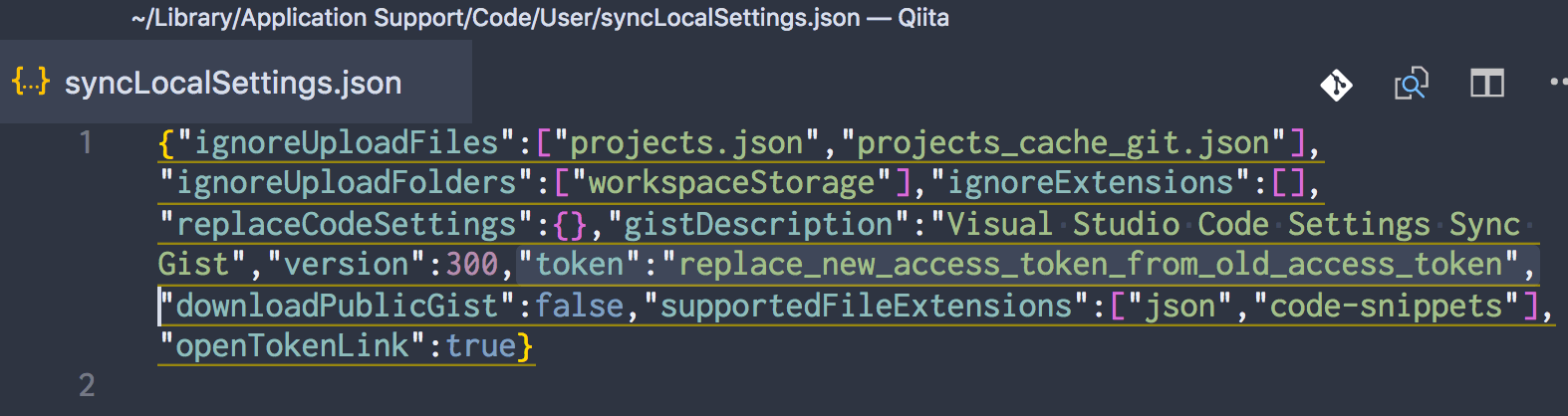 Visual Studio CodeのSettings Syncでtokenを再設定する方法 #VSCode - Qiita