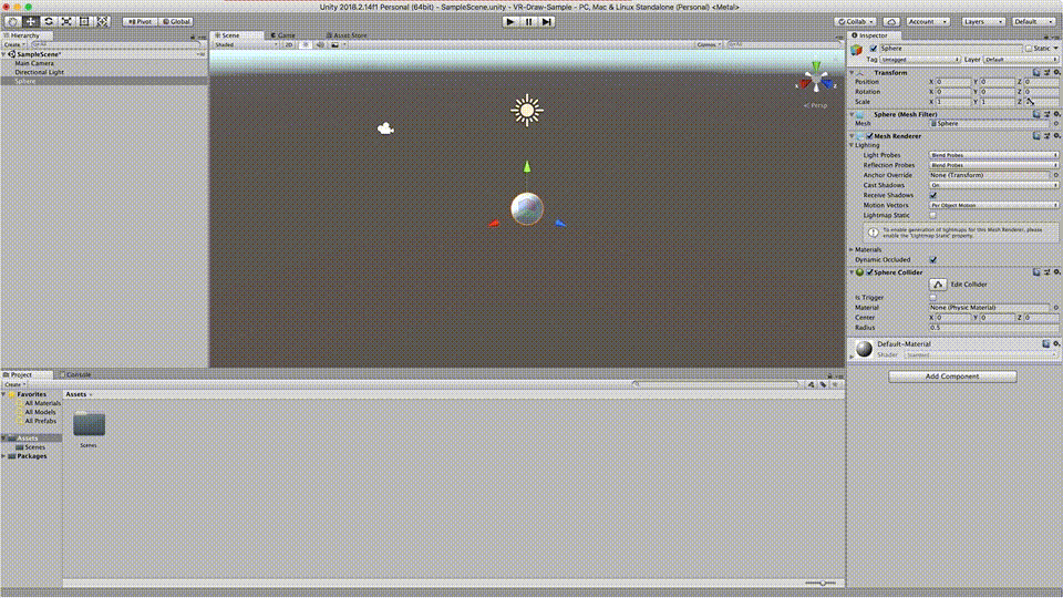 UnityでVRお絵かき ~LineRendererと遊ぶ~ #入門 - Qiita