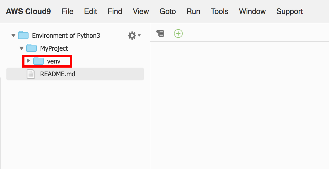AWS Cloud9 Python3の環境でvenvを使って仮想環境を構築する方法 #cloud9 - Qiita
