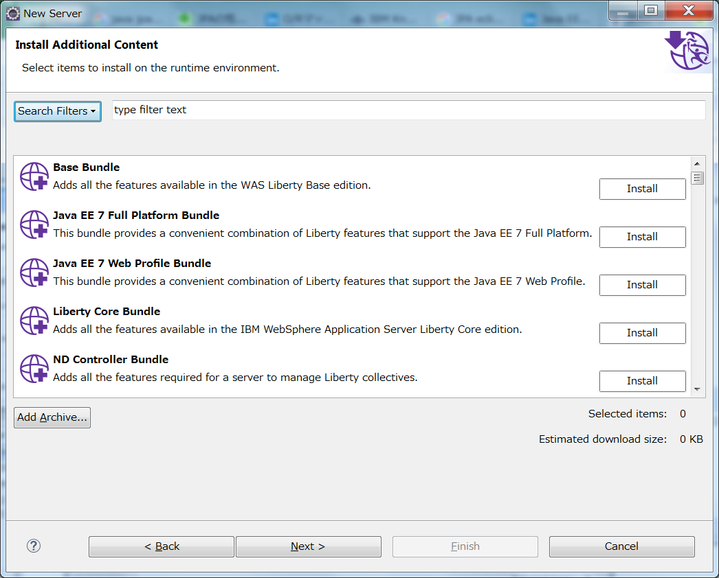 LibertyによるWebサービスアプリ開発メモ: (1)環境構築 #Eclipse - Qiita