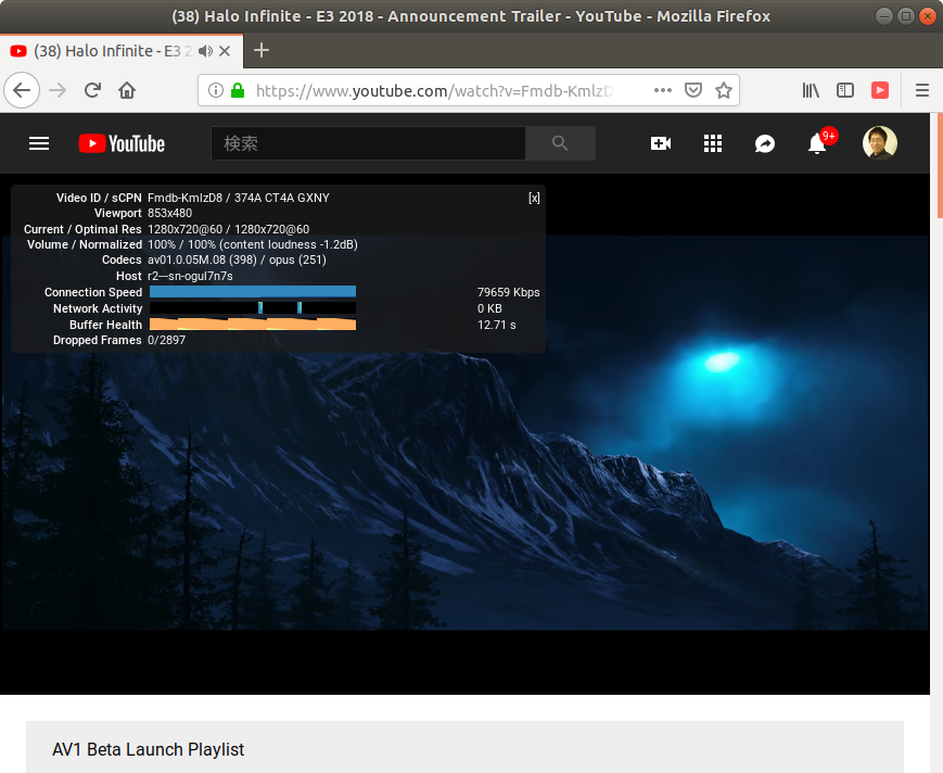 YouTubeのAV1のテスト配信を試す #Chrome - Qiita