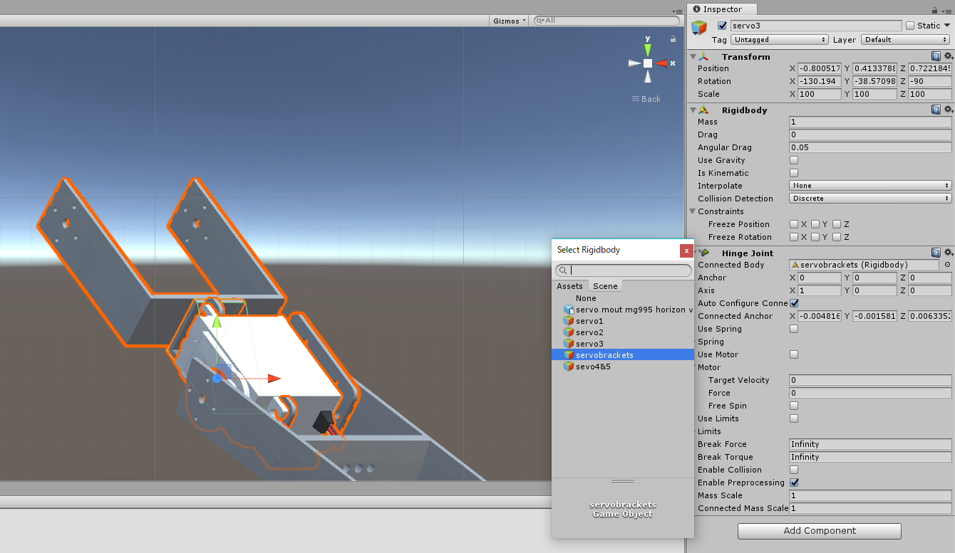 モータ動作をUnityで実装する(Hinge Joint) #Unity - Qiita