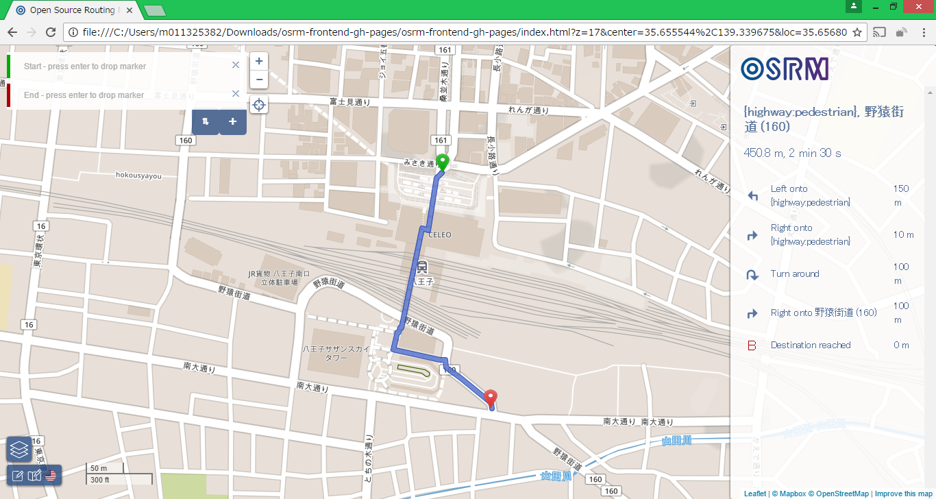 WindowsでOSRMを起動する方法 #osrm - Qiita