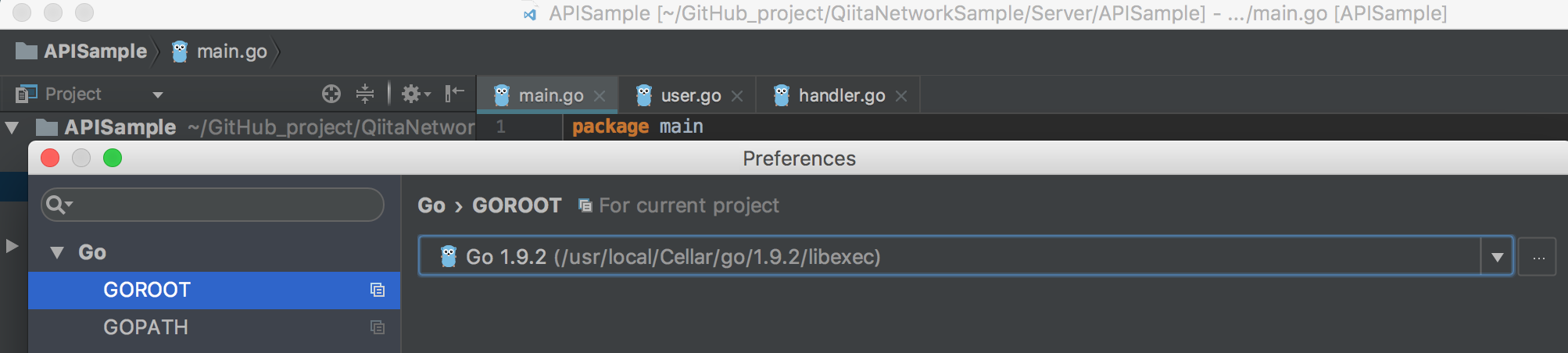 iOSアプリ(Swift + Go)通信処理チュートリアル #Alamofire - Qiita