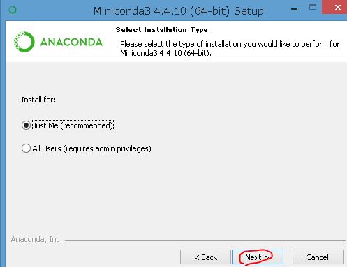 WindowsにMinicondaインストール(2018年) #Python - Qiita