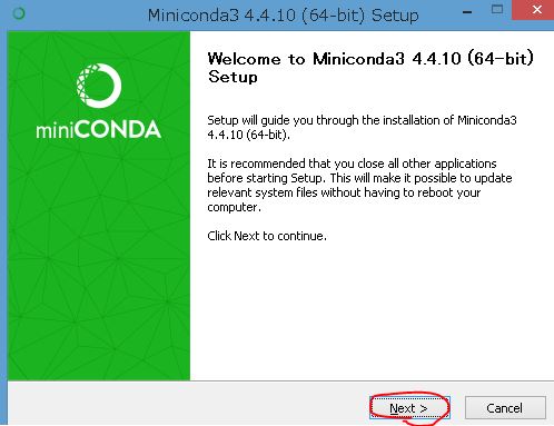 WindowsにMinicondaインストール(2018年) #Python - Qiita
