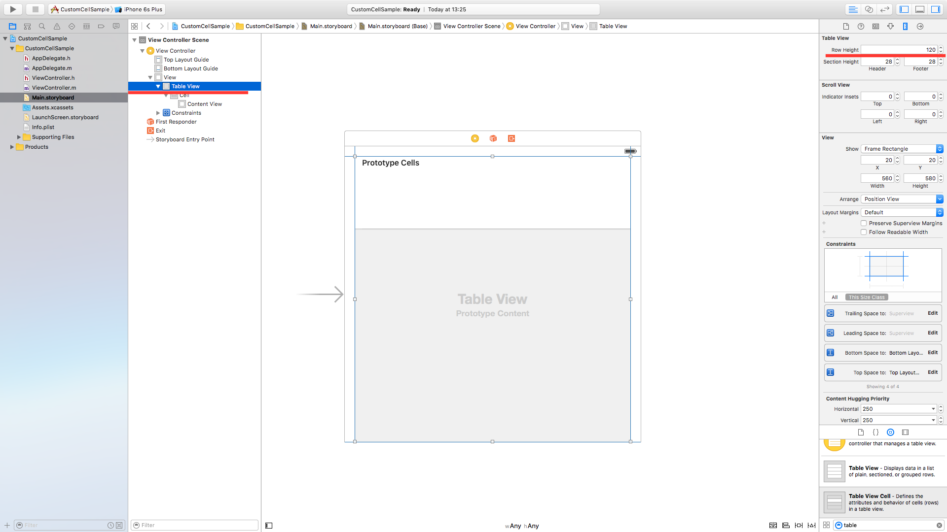 Objective-CでCustomCell使用する。 - Qiita
