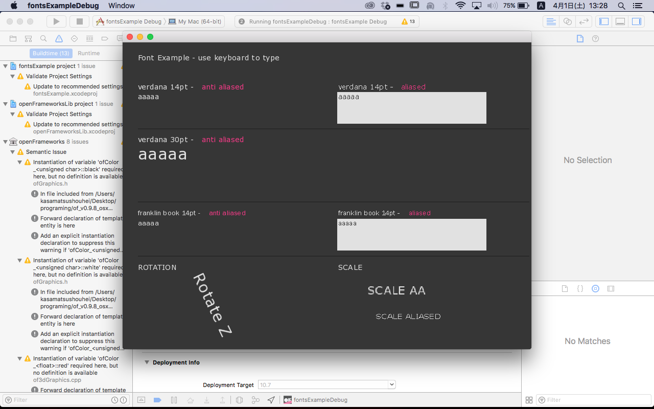 openFrameworks(v0.9.8)Examples一覧 - Qiita