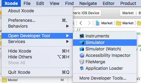 XcodeでiOS Simulatorが見えないときは #Mac - Qiita