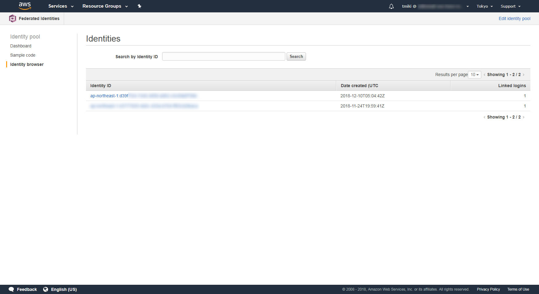 【Cognito】Amazon Cognito Identity SDK for JavaScriptで動くサンプルを作ってみた #1/2【JavaScript】 #AWS - Qiita