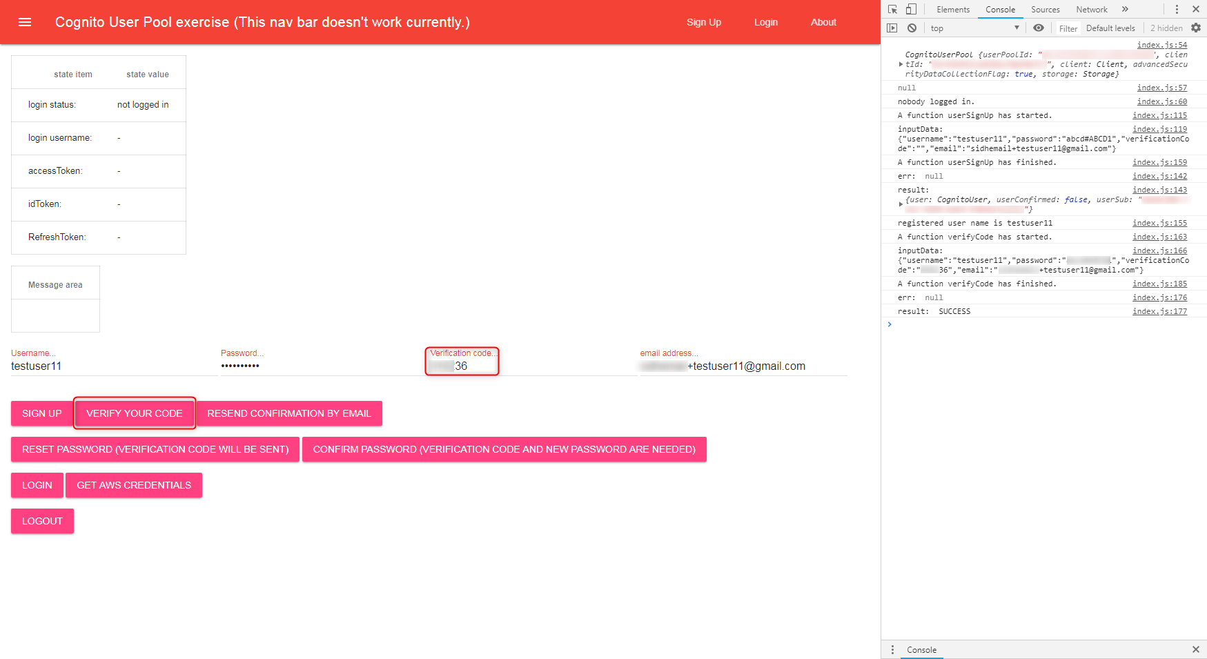 【Cognito】Amazon Cognito Identity SDK for JavaScriptで動くサンプルを作ってみた #1/2 ...