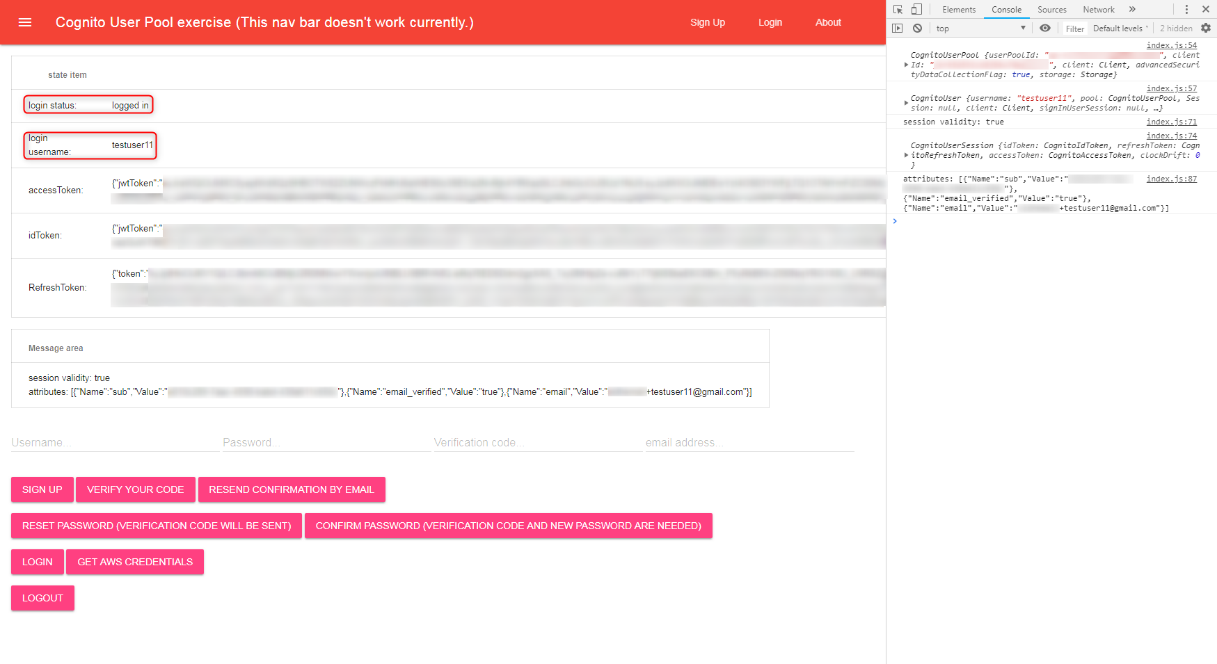 【Cognito】Amazon Cognito Identity SDK for JavaScriptで動くサンプルを作ってみた #1/2 ...