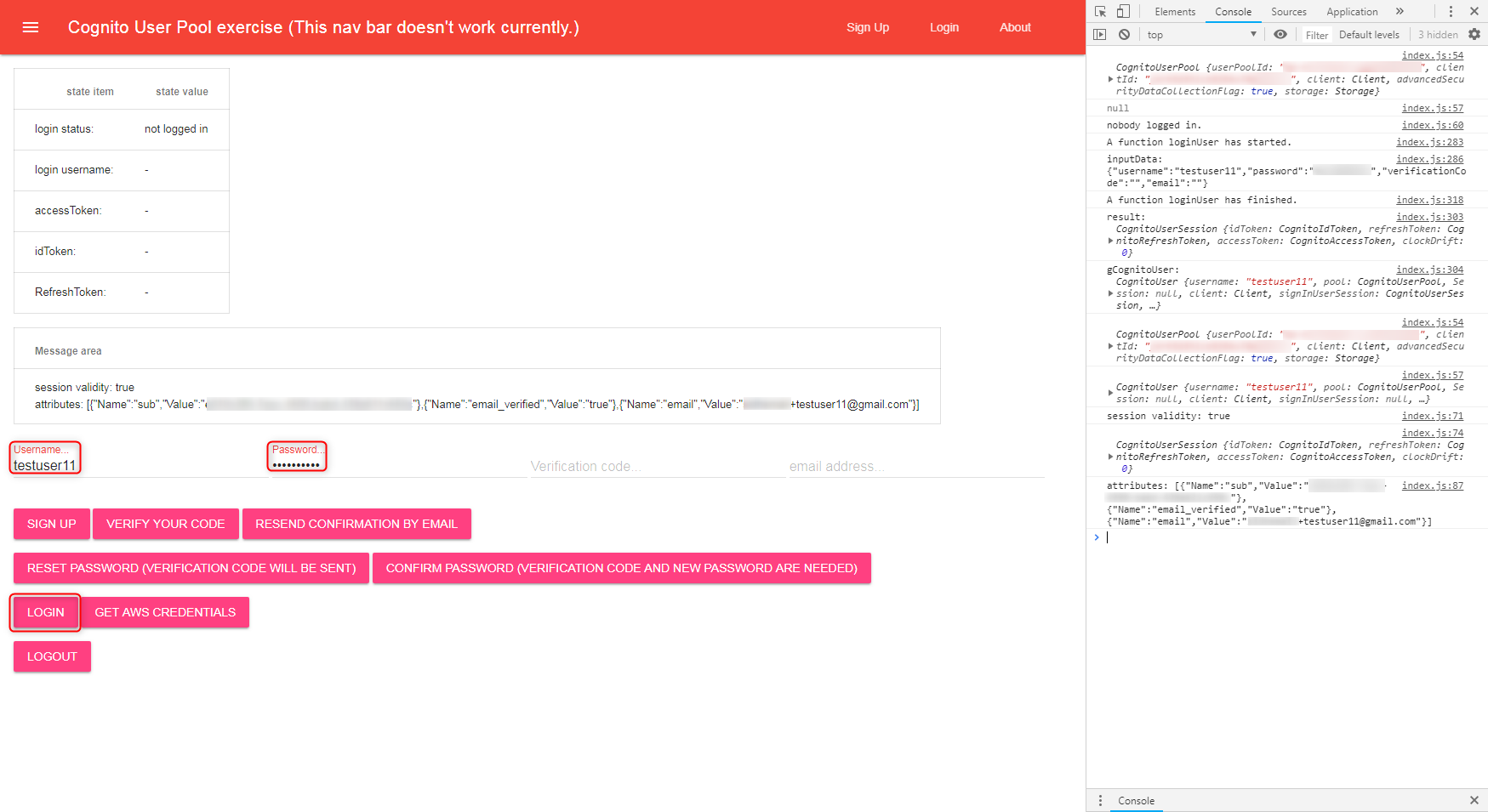 【Cognito】Amazon Cognito Identity SDK for JavaScriptで動くサンプルを作ってみた #1/2【JavaScript】 #AWS - Qiita