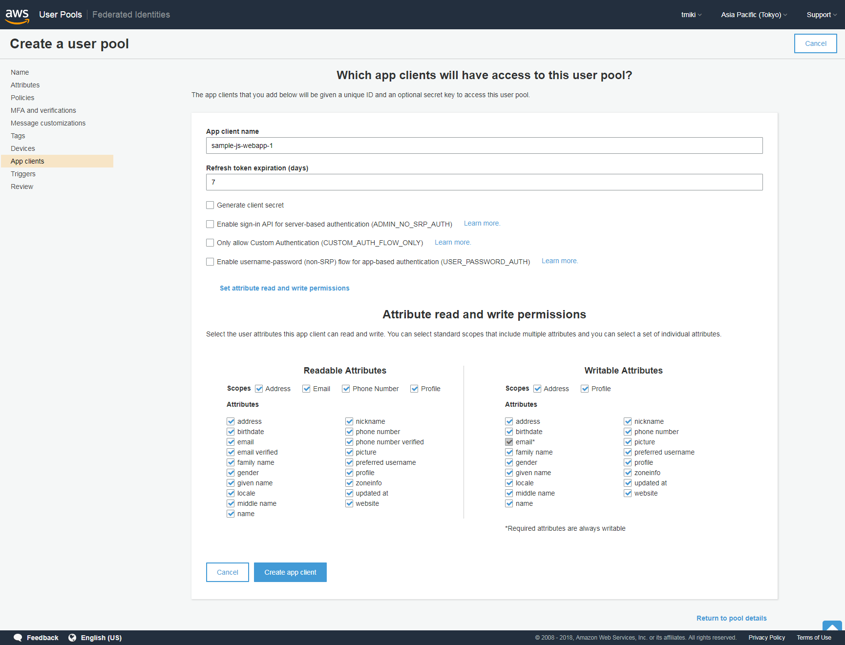 【Cognito】Amazon Cognito Identity SDK for JavaScriptで動くサンプルを作ってみた #1/2【JavaScript】 #AWS - Qiita