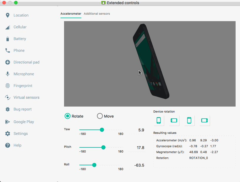 Android でセンサーのエミュレートを自動化する #Android - Qiita