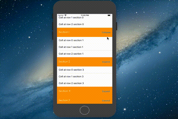 【iOS】アコーディオン（折りたたみ）式テーブルビューを作る！！ #Swift - Qiita