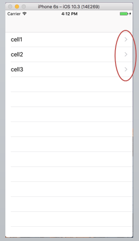 Swift3でテーブルに「>」(右向き矢印)のアイコンをつける #iOS - Qiita