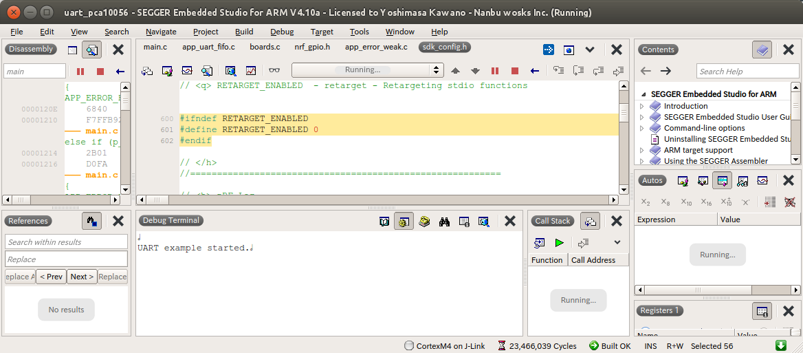 Nordic SDK で printf と NRF_LOG #nrf52 - Qiita
