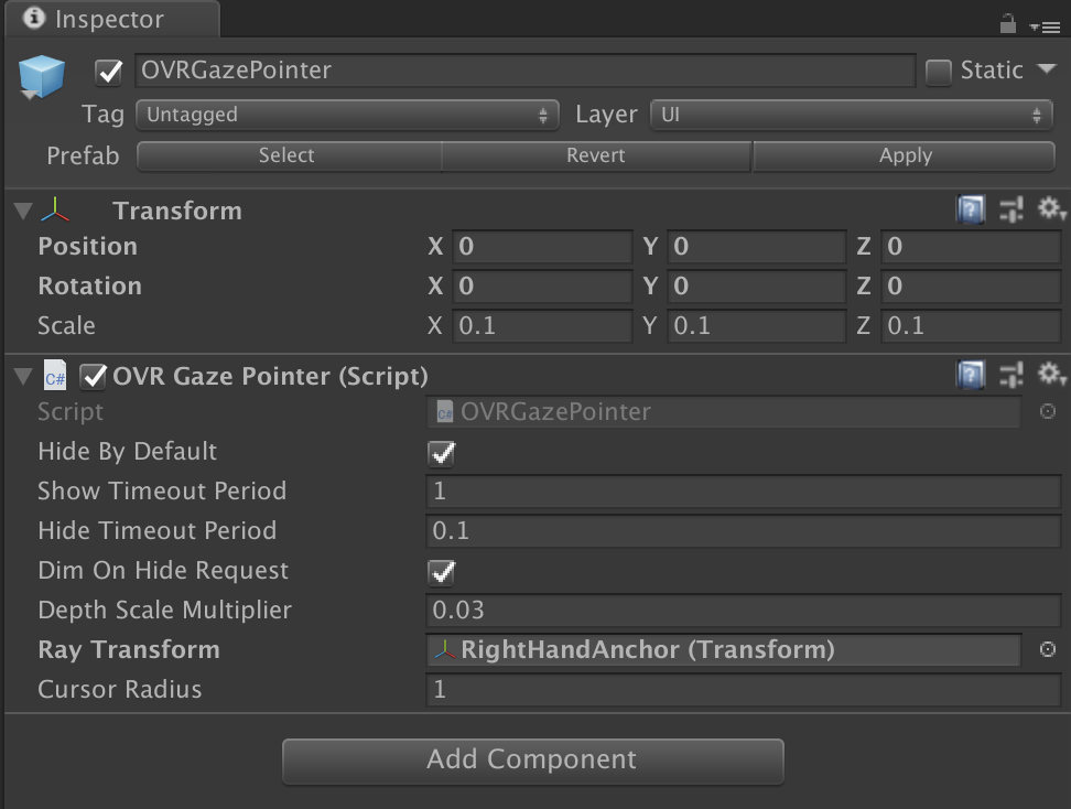 Oculus Goでコントローラ操作(3DオブジェクトとuGUI) #初心者 - Qiita