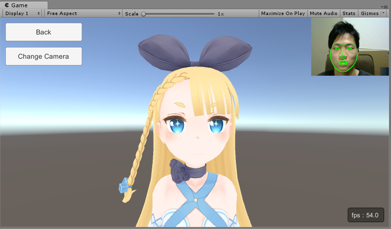 CV VTuber Exampleで遊ぶ&プレゼンスを高める #Unity - Qiita