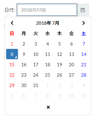 Bootstrap 4でDatetimePickerを使いたい #DatePicker - Qiita