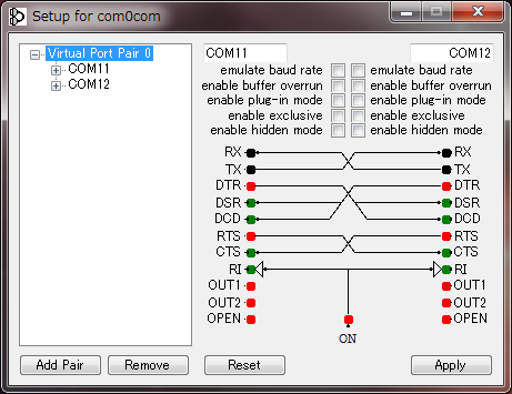 仮想シリアル(COM) ポートドライバ「com0com」によるシリアル通信 #RS-232C - Qiita