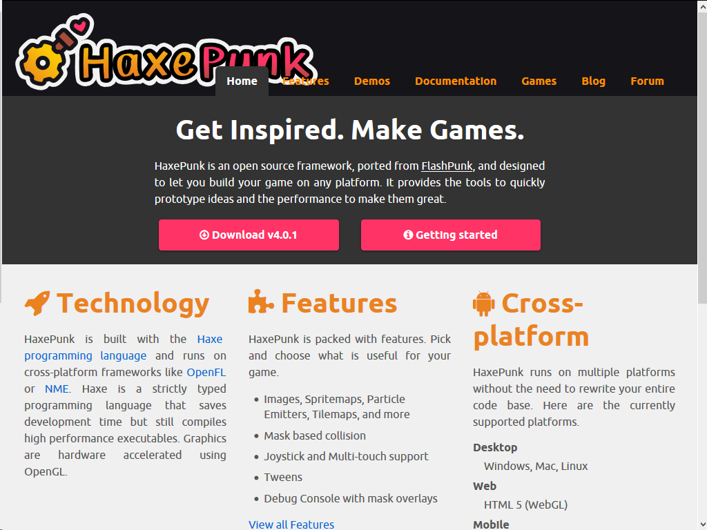 Haxeを用いたゲームエンジン一覧(随時更新) #Android - Qiita