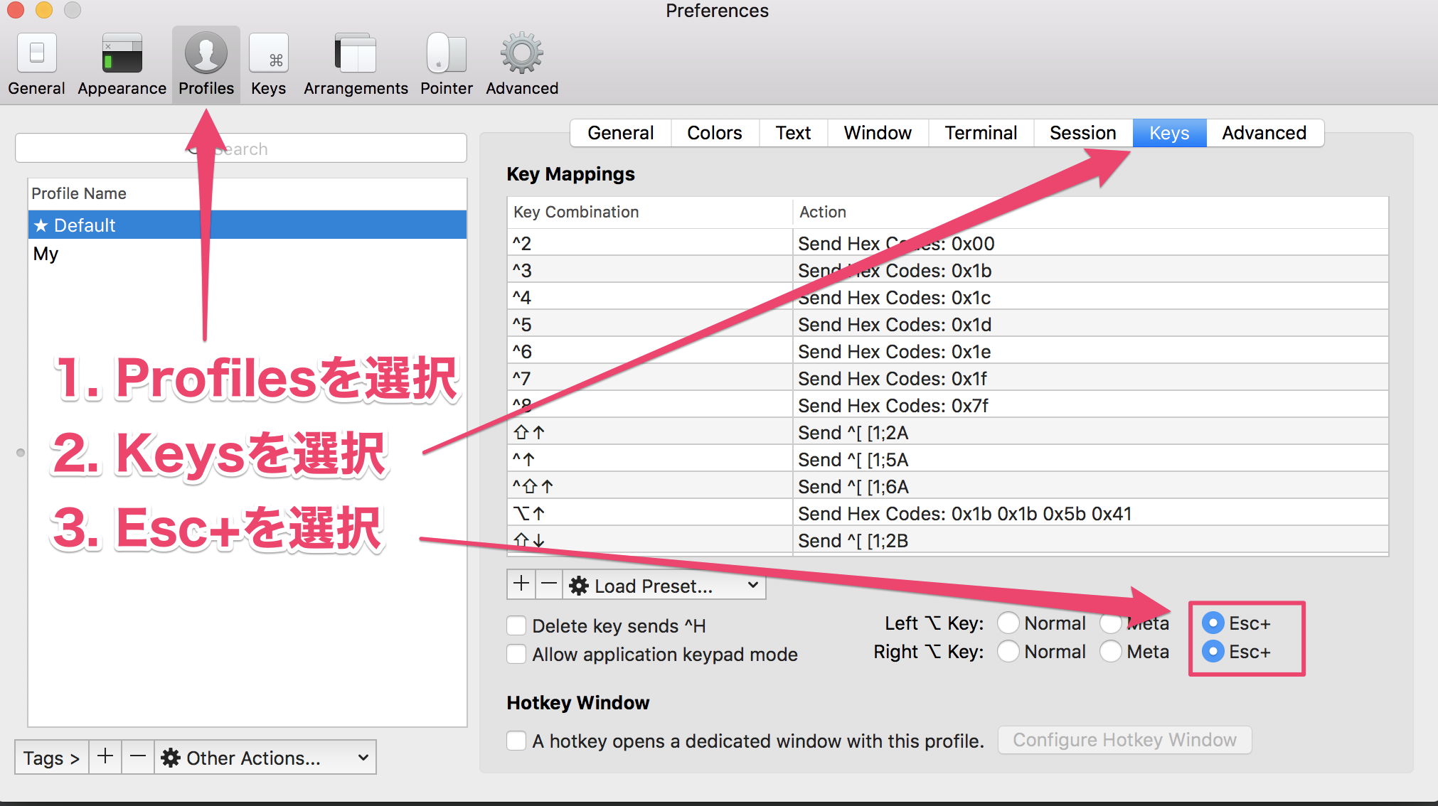 【Mac】iTerm2のMetaキー(メタキー)をEscからOption(Alt)に変更する方法 #Terminal - Qiita