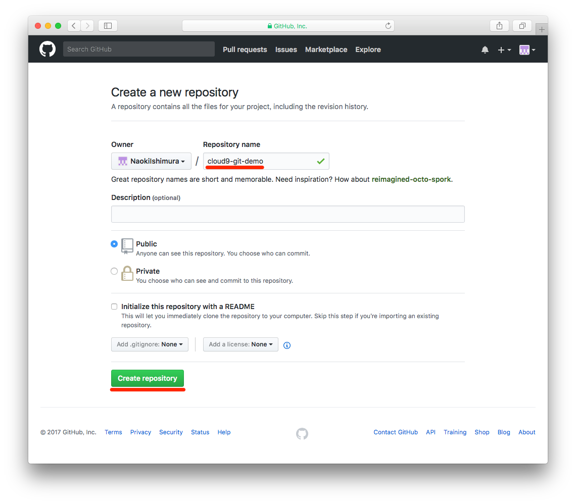 Cloud9で作成したソースコードをGitHubに保存する手順 #cloud9 - Qiita