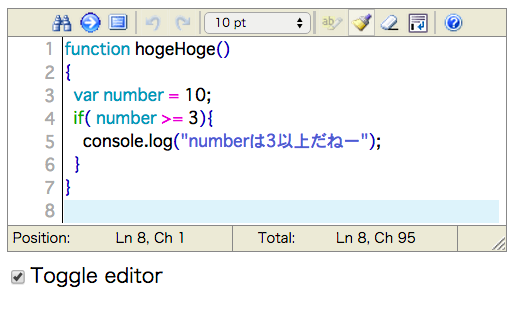 Javascriptでシンタックスハイライトする入力エリアを提供するライブラリを探した Javascript Qiita