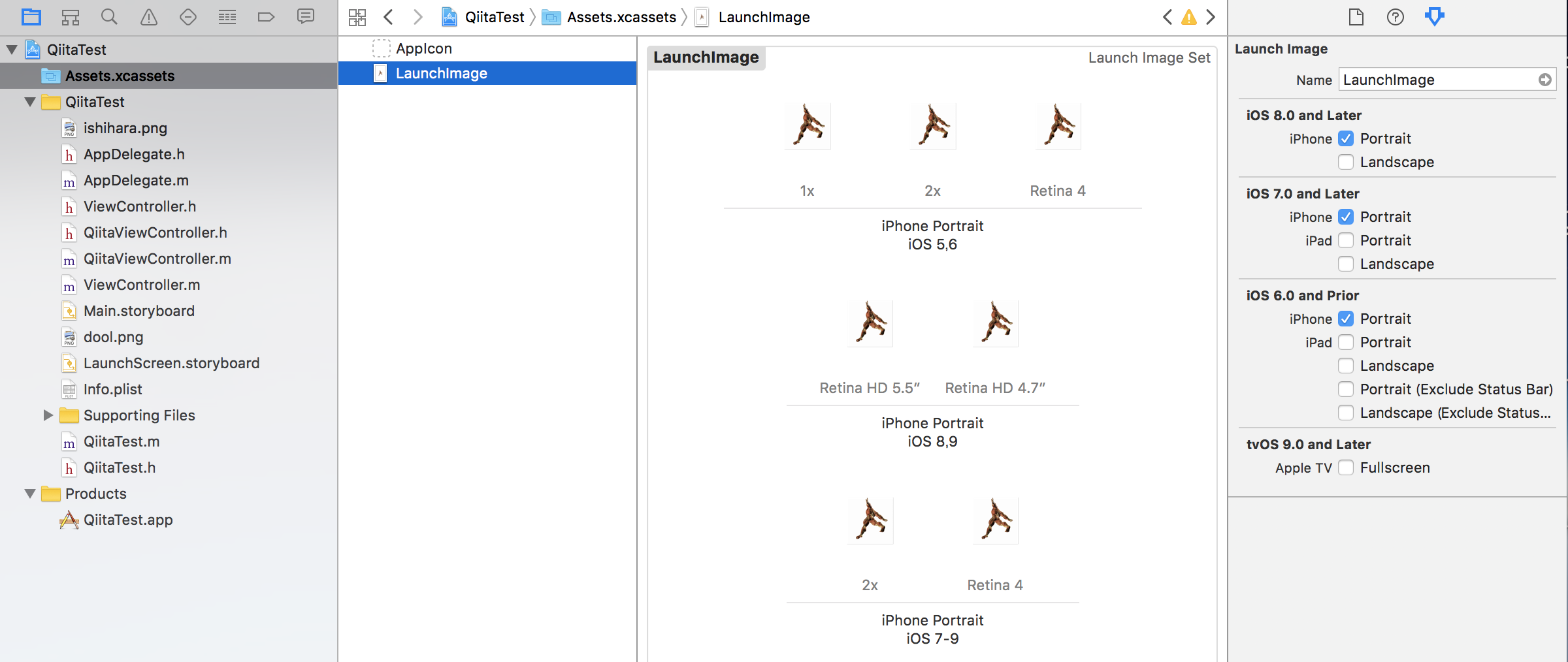 Asset catalog creator launchimage size - communicationsmain