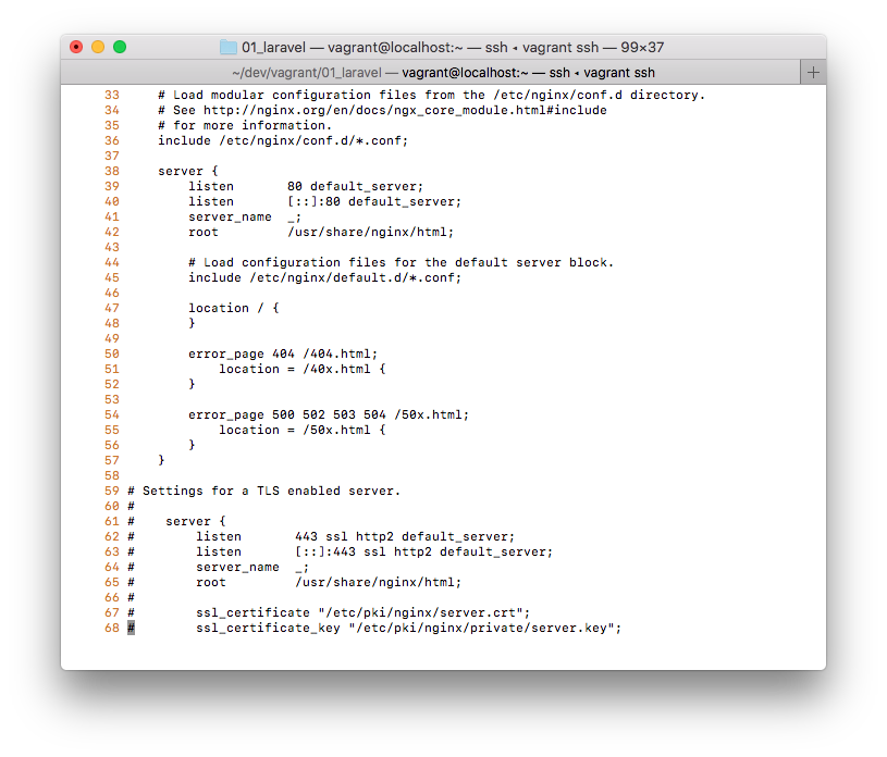 VagrantでCentOS7、nginx、php7.2、MySql 8、Laravel 5.7、TypeScript、react、redux、redux-saga、の環境をググりながら作成し ...