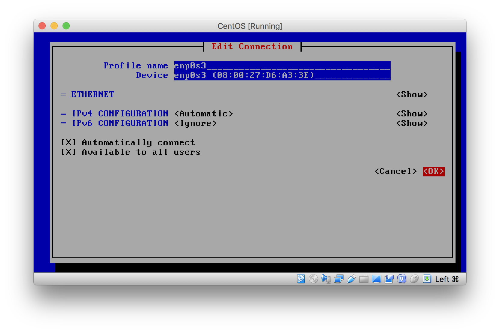 macでVirtualBoxにCentOS7をいれてssh接続する #Linux - Qiita