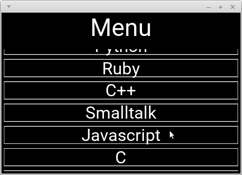 Kivyでゲーム用のMenuを作る #Kivy - Qiita