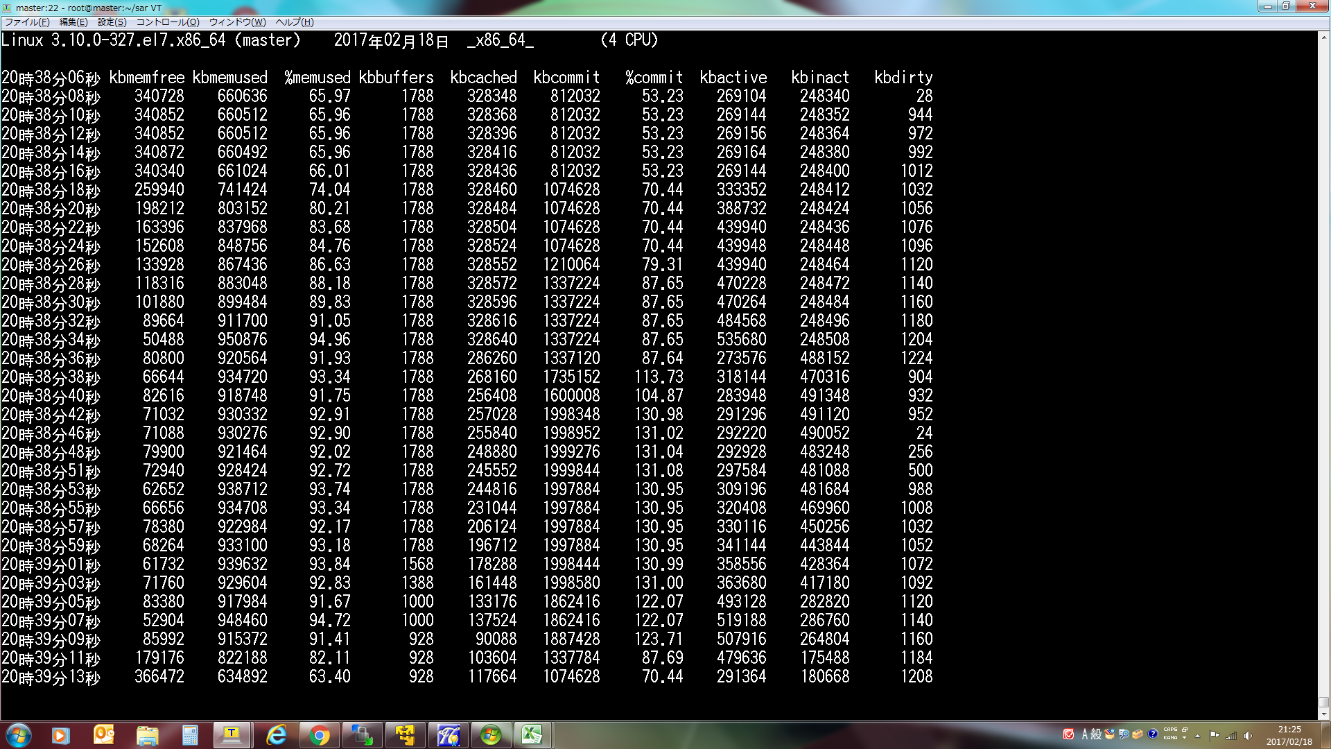sarコマンドの使い方 #centos7 - Qiita