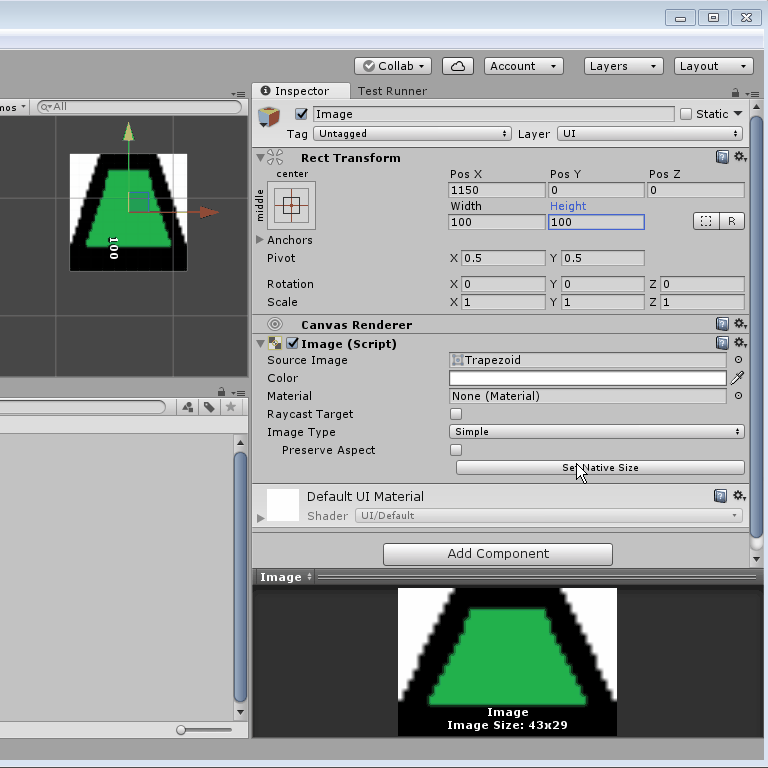 [Unity]Imageサイズを一発で元画像と同じに変更する方法 #RectTransform - Qiita