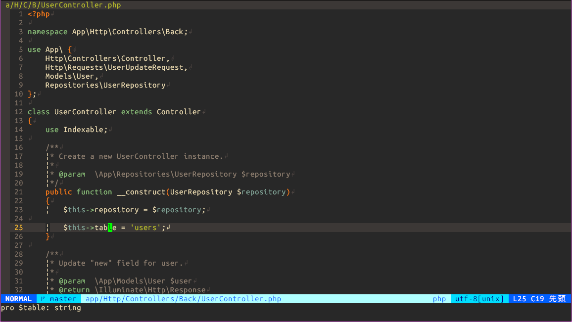 VimでPHPを書くならPhpactorを使うと便利そう(入力補完・ジャンプ・リファクタリング) #IDE - Qiita
